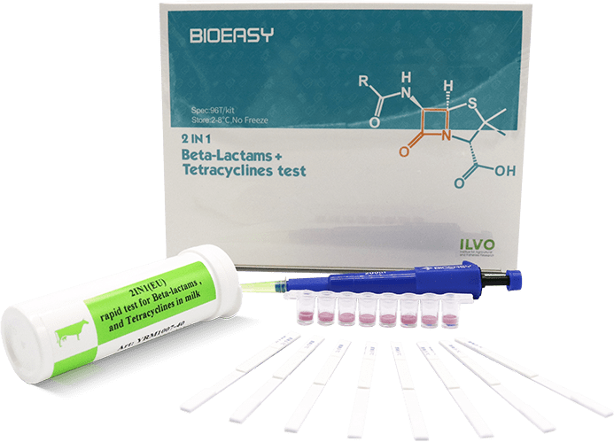 Тестовий набір для визначення антибіотиків в молоці Bioeasy 2in1(EU ...